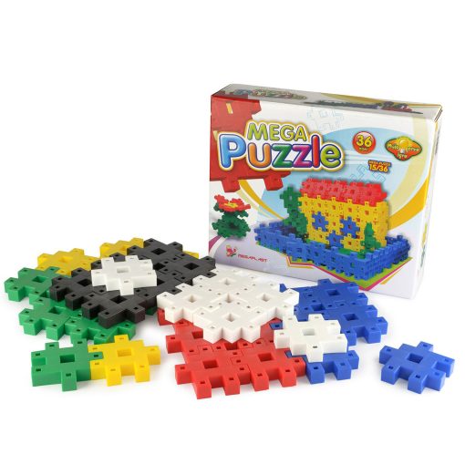 Puzzle MEGA 15/36, velike, 6boja, Megaplast