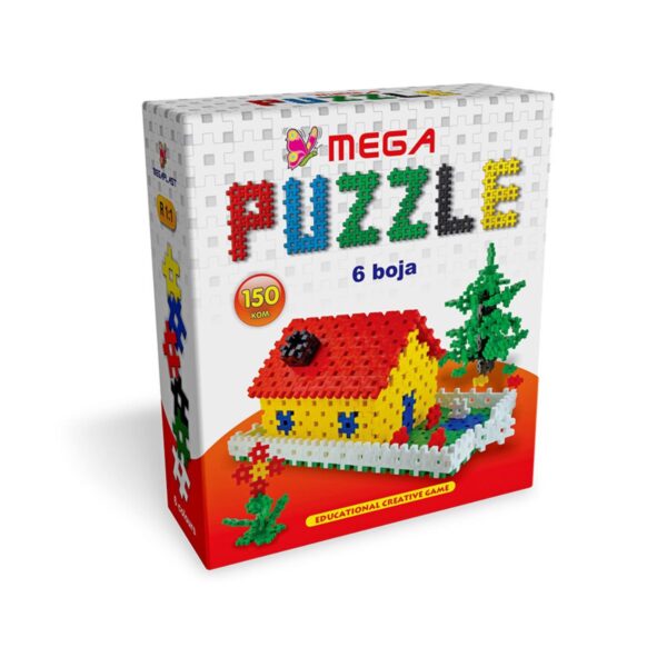 Puzzle MEGA 150kom 6 boja, Megaplast