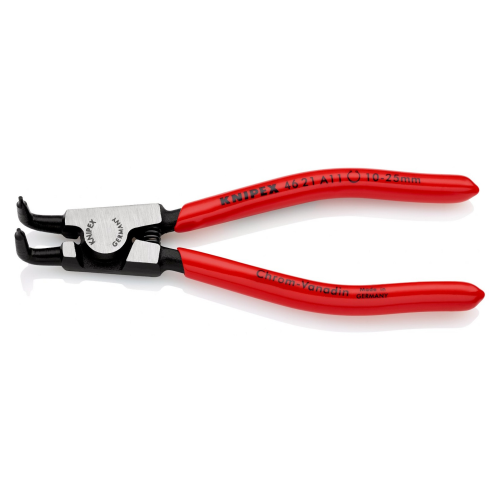 Knipex – Klešta za spoljašnje sigurnosne prstenove kriva 125 mm – 46 21 A11 SB