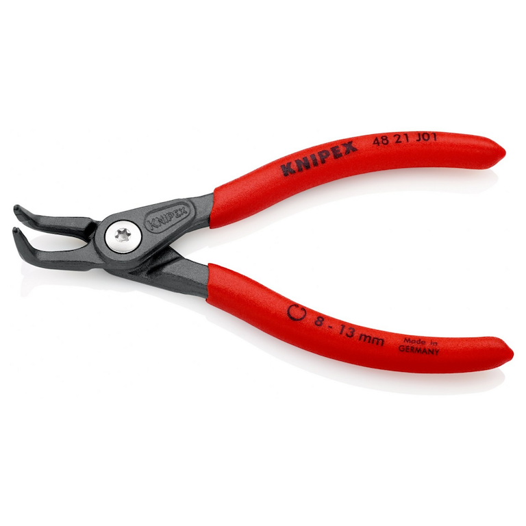 Knipex – Precizna klešta za sigurnosne unutrašnje prstenove kriva 130 mm – 48 21 J01 SB