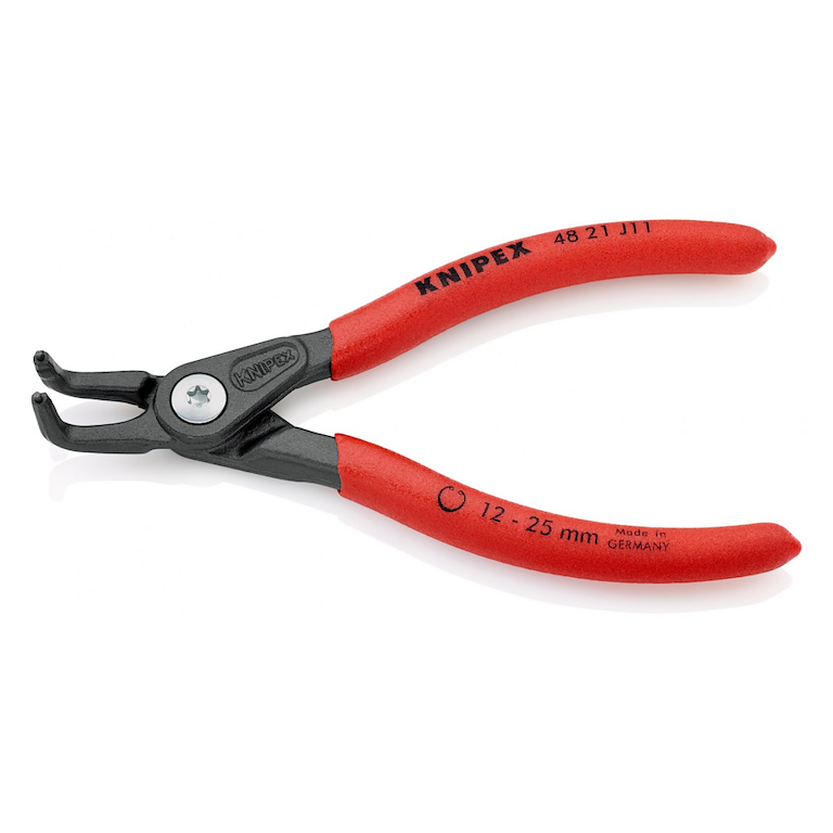 Knipex – Precizna klešta za sigurnosne unutrašnje prstenove kriva 130 mm – 48 21 J11 SB
