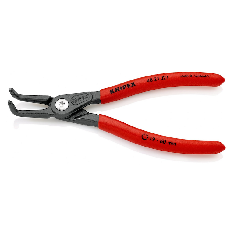 Knipex – Precizna klešta za sigurnosne unutrašnje prstenove kriva 165 mm – 48 21 J21 SB