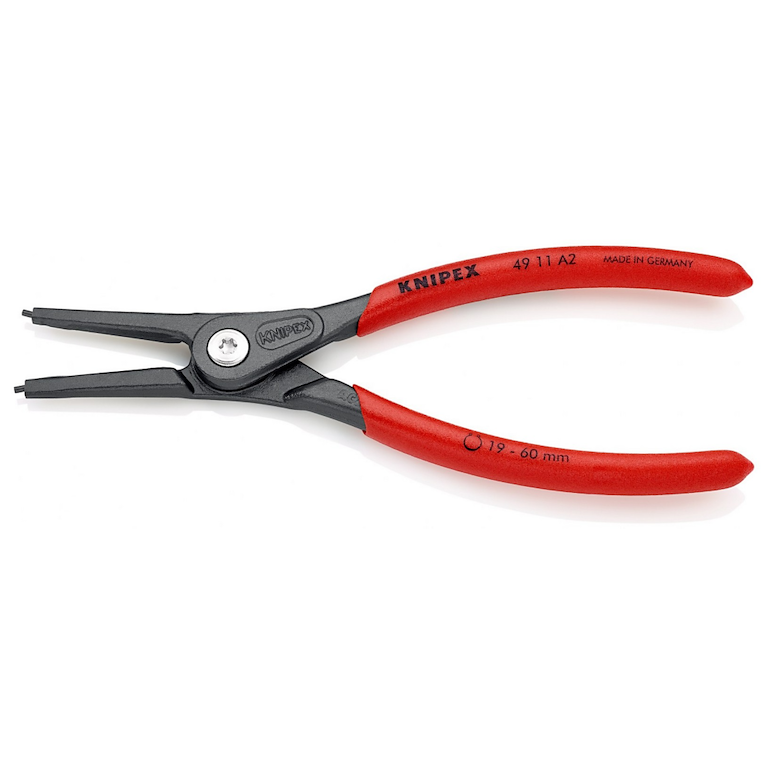 Knipex – Precizna klešta za spoljašnje sigurnosne prstenove 180 mm – 49 11 A2 SB