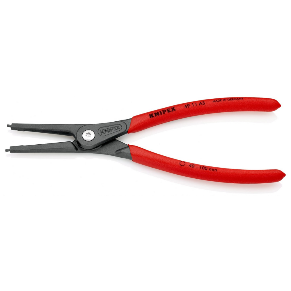 Knipex – Precizna klešta za spoljašnje sigurnosne prstenove 225 mm – 49 11 A3 SB