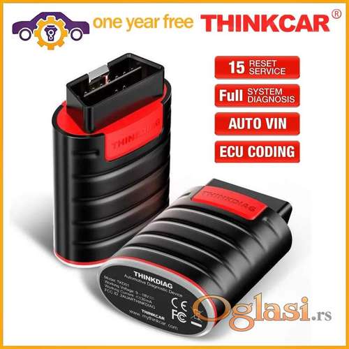 THINKCAR Thinkdiag Full System, All Car 16 Reseet Service OBD2