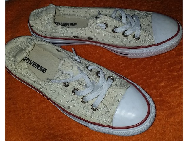 Patike all☆Star converse, br.37,duž.gazišta 24cm,bele