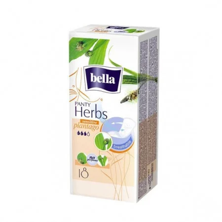 BELLA HERBS PANTY SENSITIVE PLANTAGO DNEVNI ULOŠCI 18 KOMADA