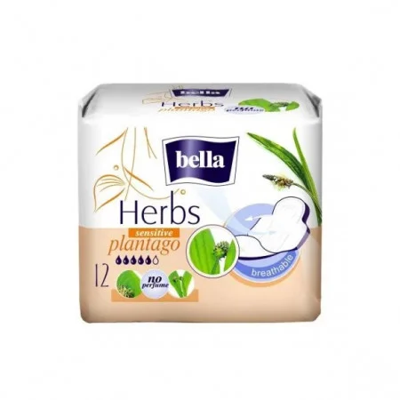 BELLA HERBS SENSITIVE PLANTAGO HIGIJENSKI ULOŠCI 12 KOMADA