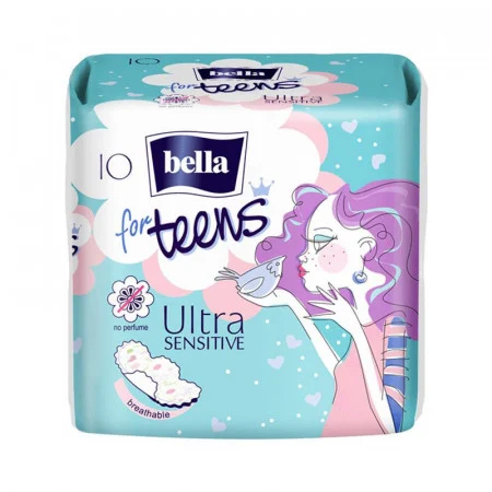 BELLA TEENS ULTRA SENSITIVE HIGIJENSKI ULOŠCI 10 KOMADA