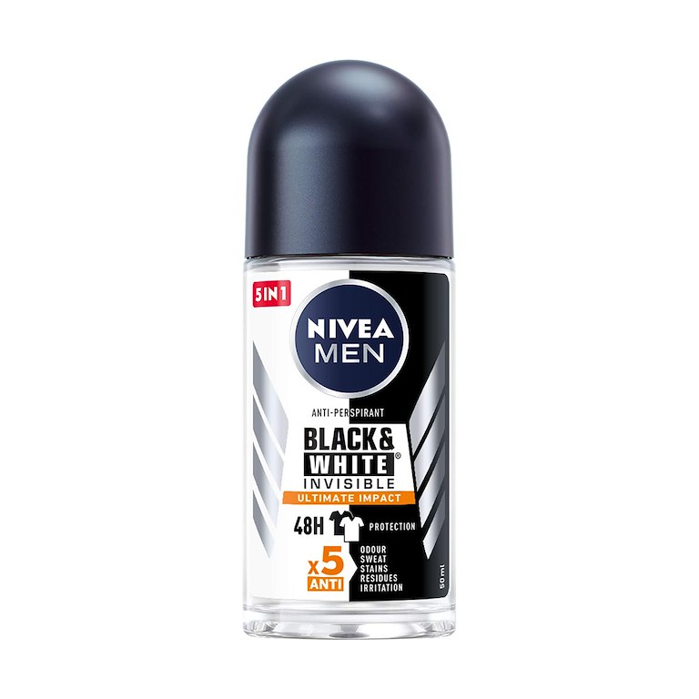 Nivea deo rol on b&w ult impact m 50ml nivea