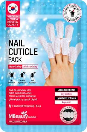 MBeauty
NAIL CUTICULE PACK maska za nokte i zanoktice, 1 kom