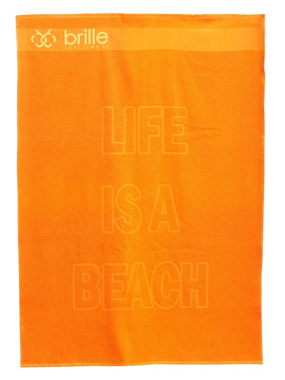 BRILLE Peškir za plažu narandžasta