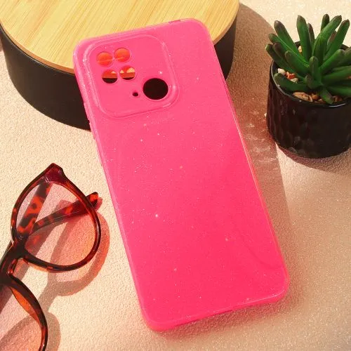 Futrola - maska Sparkle Dust za Xiaomi Redmi 10C pink