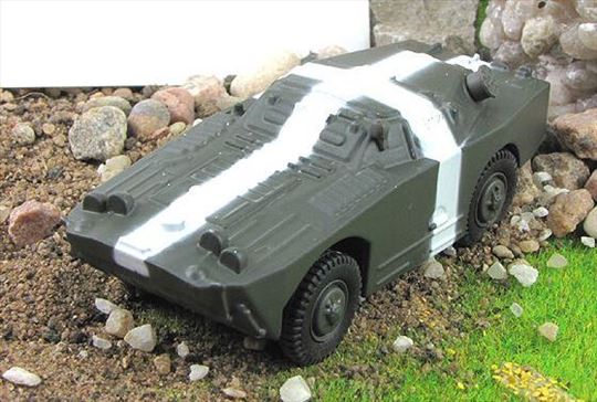 1:72 CCCP oklopno vozilo BRDM 7.5 x 3 cm Eaglemoss