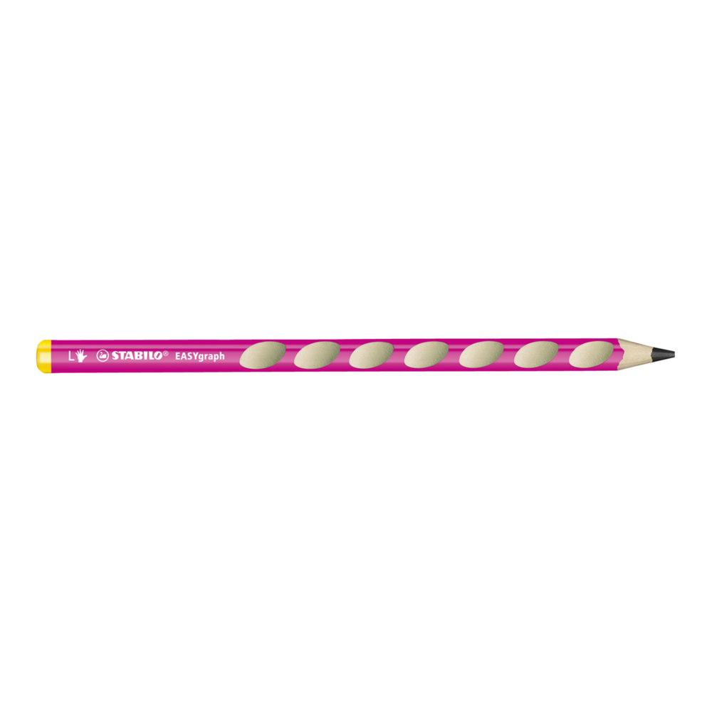 Ergonomska olovka za levoruke STABILO EASYgraph HB pink