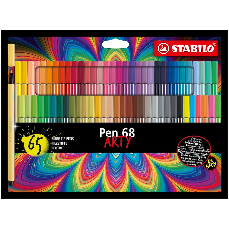 Flomasteri STABILO Pen 68 Arty set 1/65