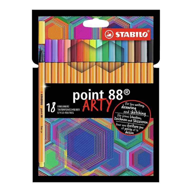 Lajner STABILO point 88 set 1/18 Arty