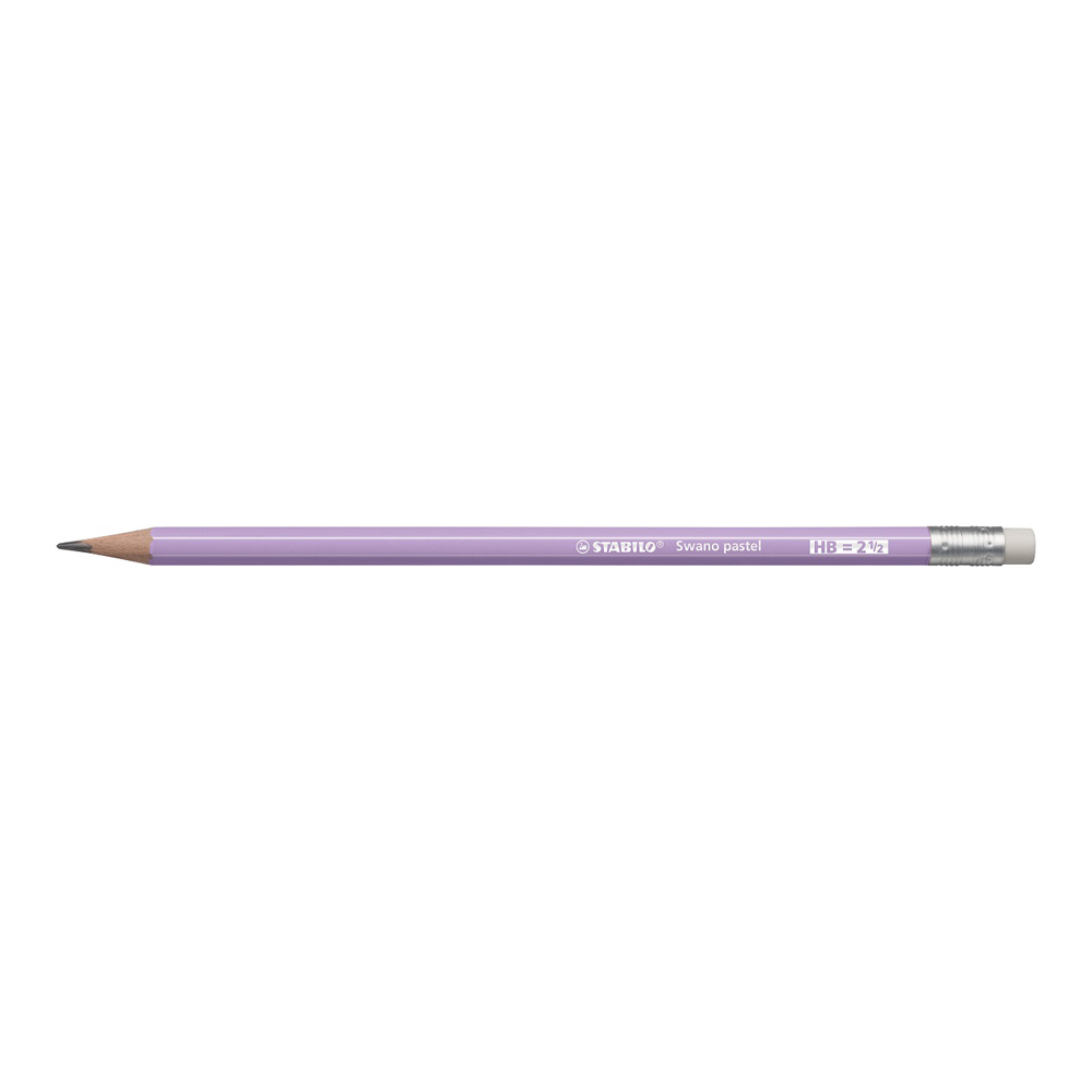 Grafitna olovka sa gumicom STABILO Swano pastel HB lila