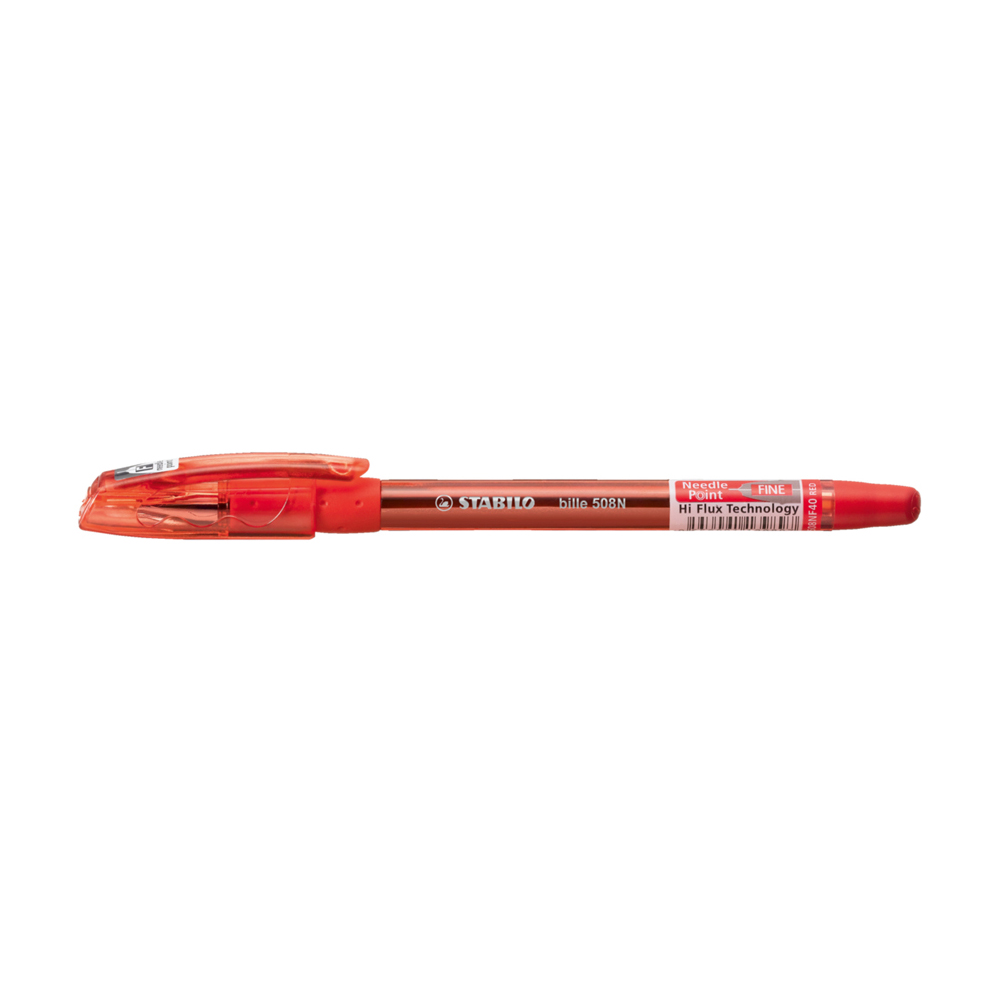 Hemijska olovka STABILO bille needlepoint F crvena
