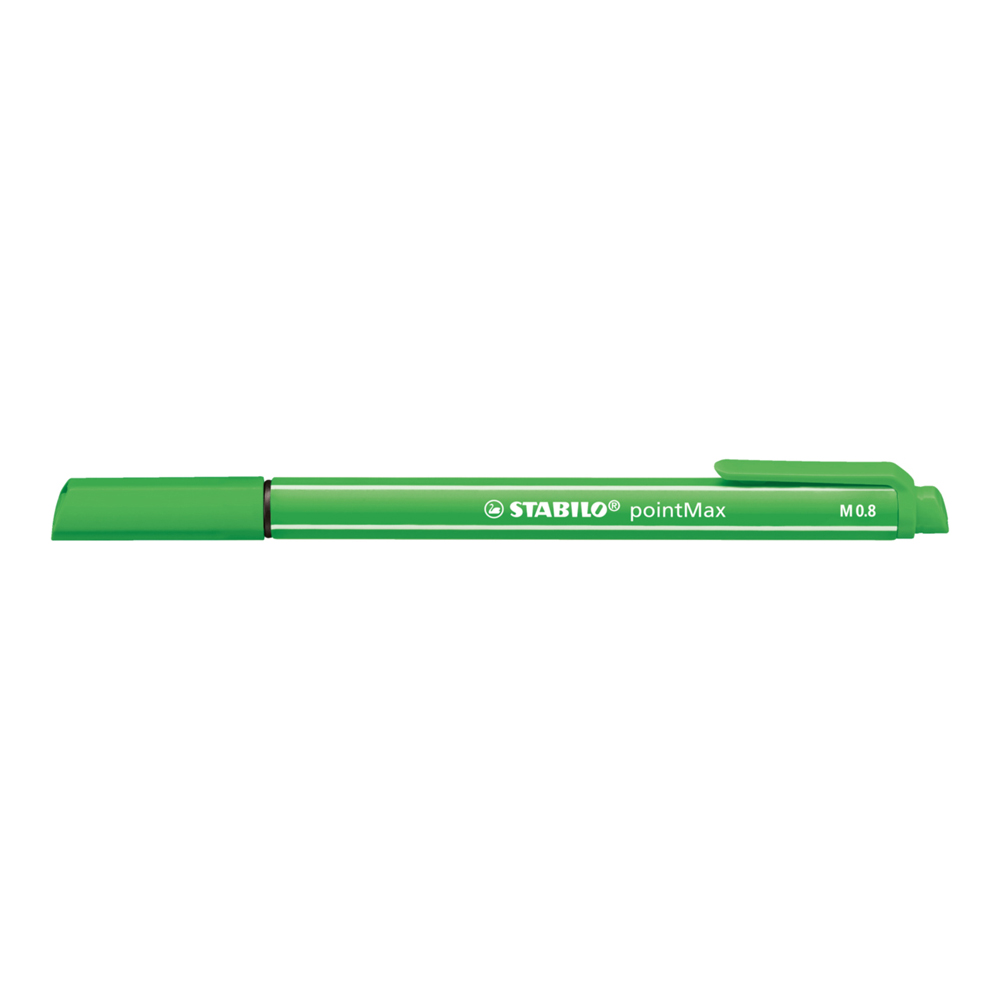Fini flomaster 0.8mm STABILO pointMax list zelena