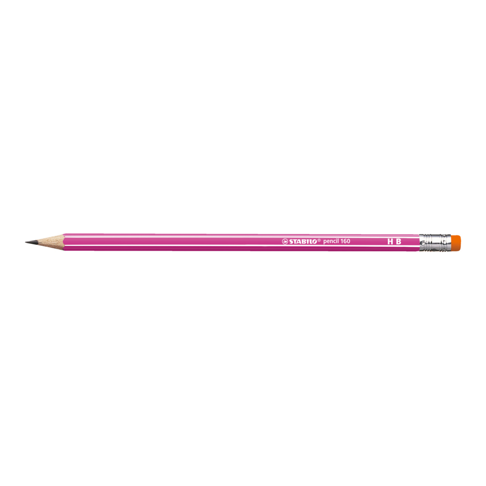 Grafitna olovka sa gumicom STABILO pencil 160 HB pink