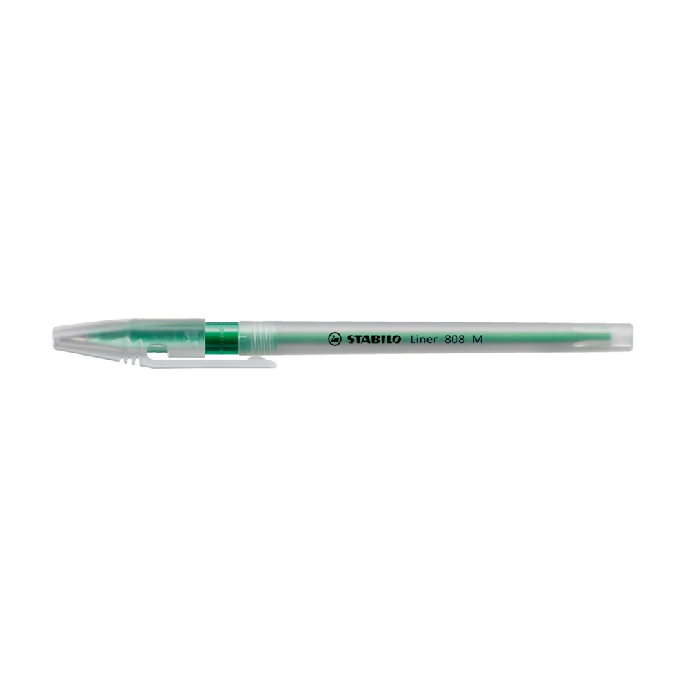 Hemijska olovka STABILO liner 808M zelena