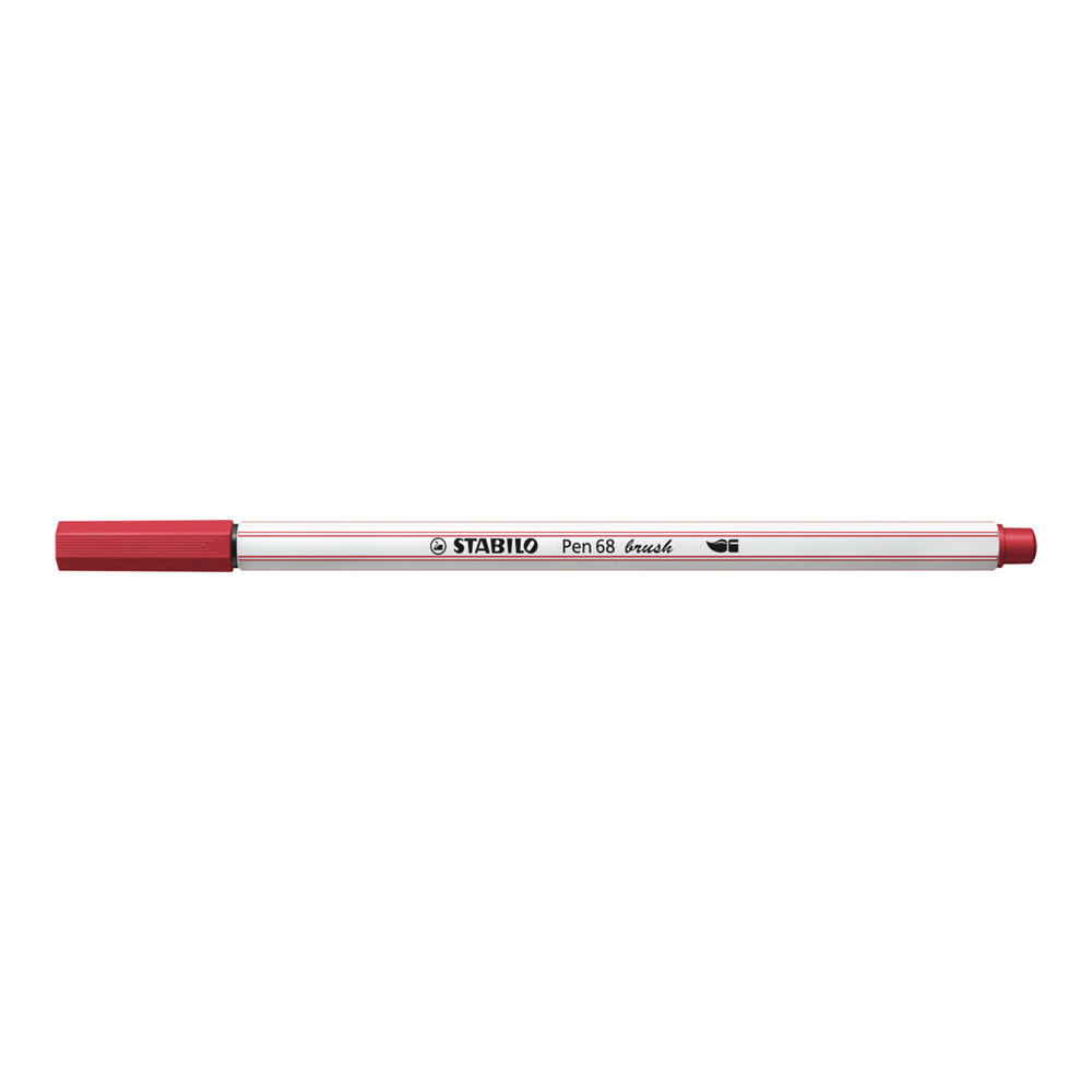 Četkica flomaster STABILO Pen 68 brush tamno crvena