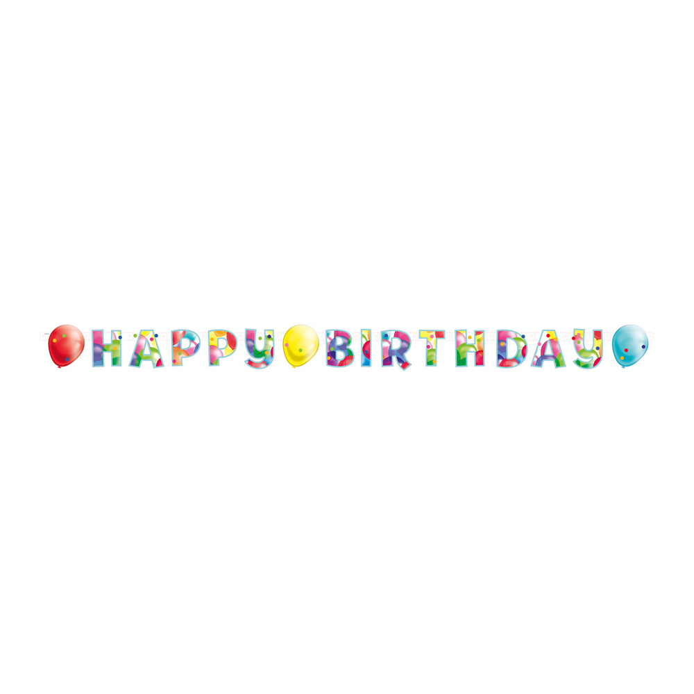 Baner 74x13cm Balloons