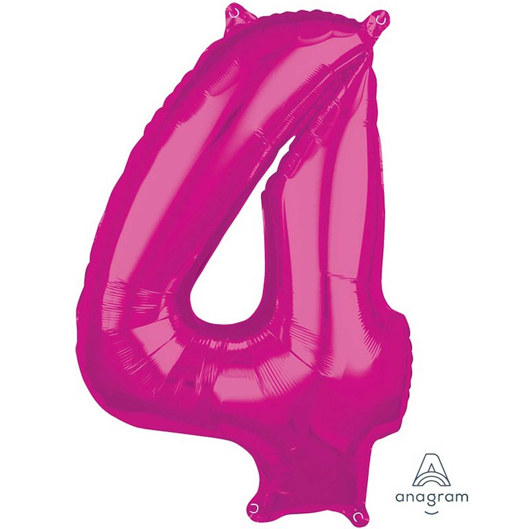 Folija balon 45x66cm Pink 4