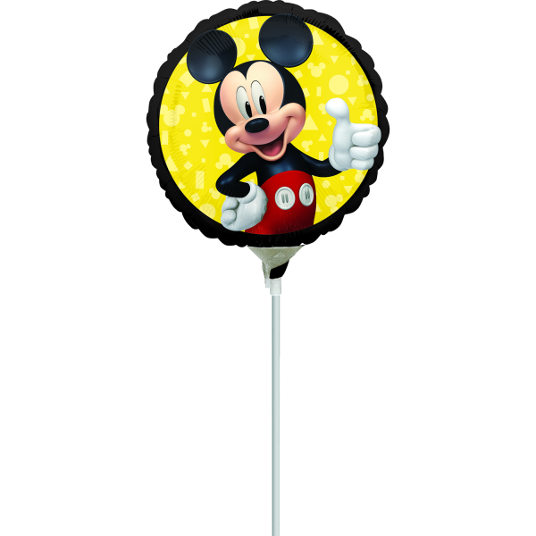 Folija balon na štapiću 23 cm Mickey Mouse