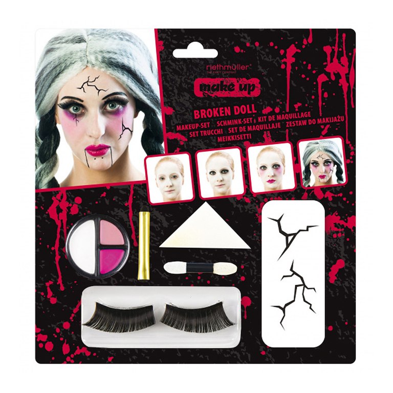 Make-up set Halloween lutka Amscan