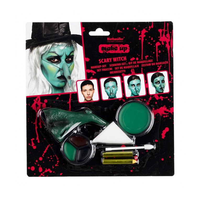 Set za maskiranje veštica make-up Halloween