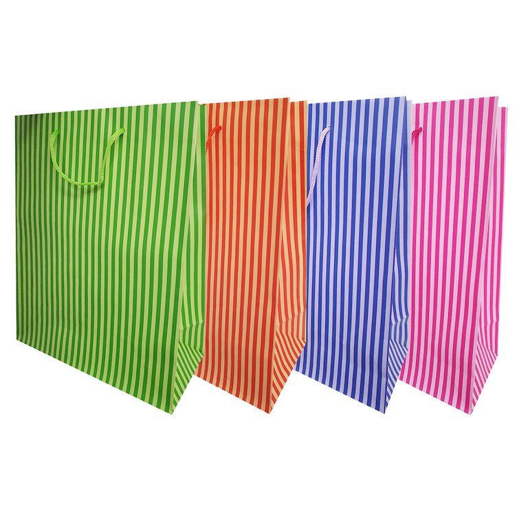 Ukrasne kese Stripes 3 26×32 cm L