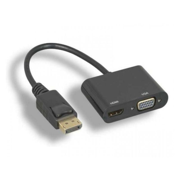 FAST ASIA Adapter-konvertor DISPLAY PORT na HDMI+VGA