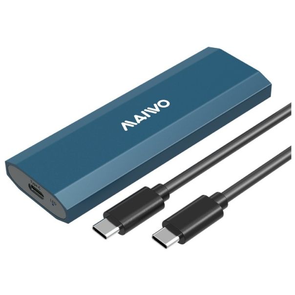 MAIWO Externo Kućište USB-C 3.1 na M.2 NVMe/SATA aluminium, K1690