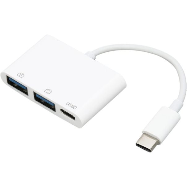 FAST ASIA Adapter Type-C na 2xUSB+Type-C