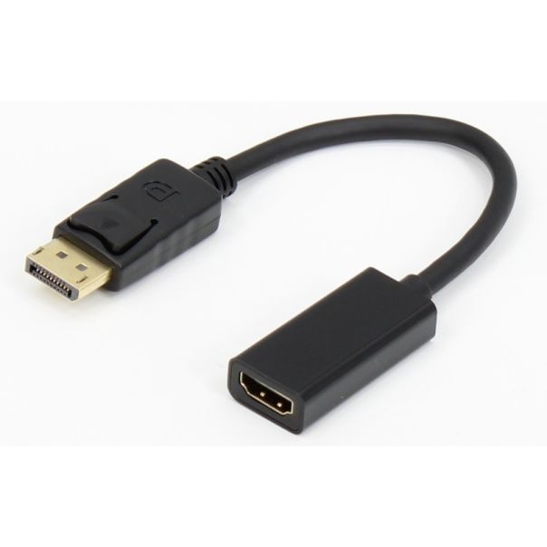 E-GREEN Adapter DisplayPort 1.4 na HDMI 20cm, crna