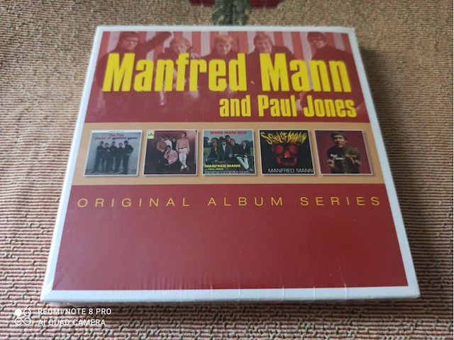 Manfred Mann - Original album series 5CDa , NOVO!