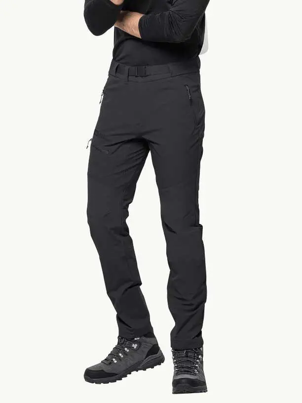 JACK WOLFSKIN Pantalone za planinarenje crne