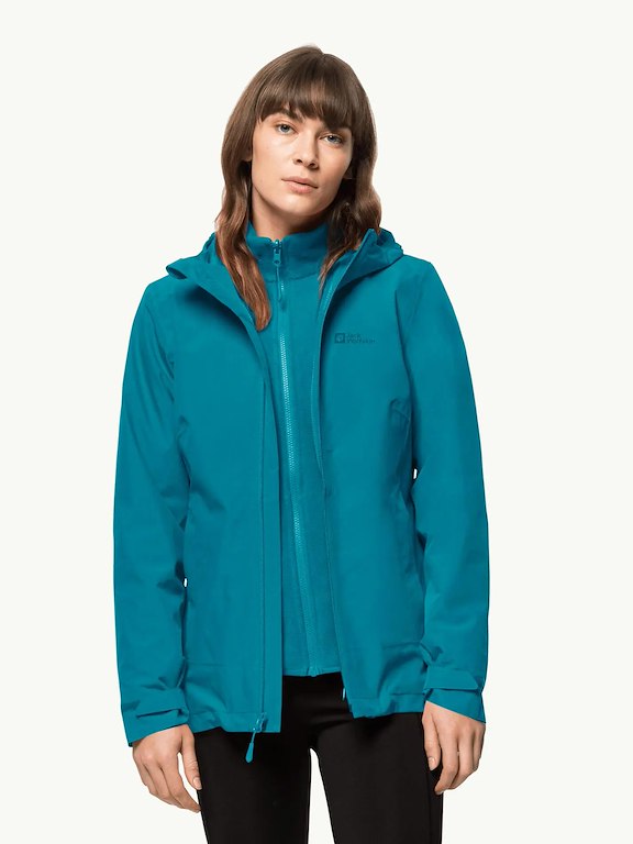 JACK WOLFSKIN Ženska jakna MOONRISE 3I/1 JKT W Jacket plava