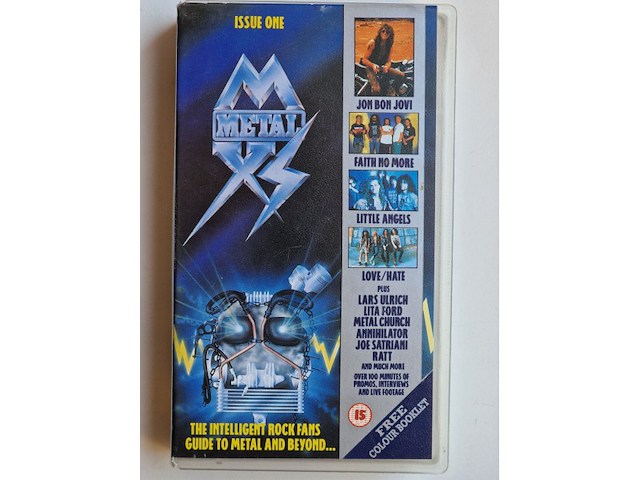 Metal XS Video Magazine 1 Faith No More Metallica VHS