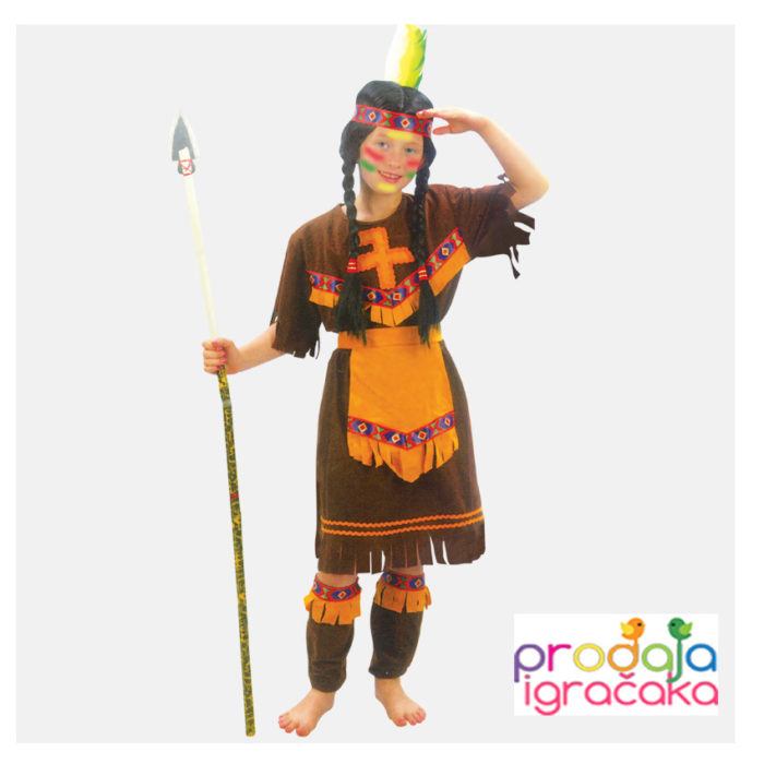 Indijanka kostim za decu 10-12 god.dečija veličina L