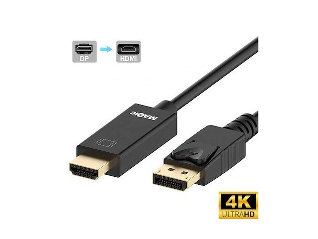 Kabl DisplayPort muški-HDMI muški 1.8m