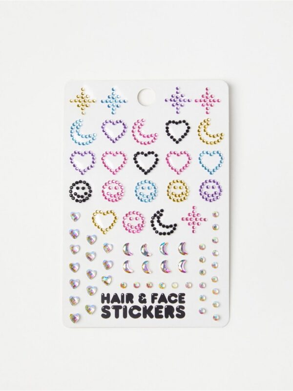 Stikeri za lice i uši – Hair and face stickers