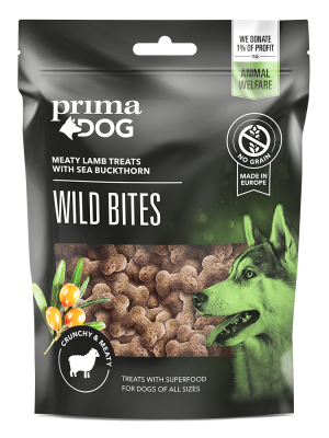 PRIMA DOG WILD BITES 100G - jagnjetina i pasji trn