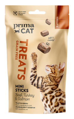 PRIMA CAT TREATS 50G MINI STICKS