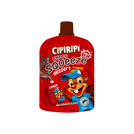 CIPIRIPI Choco Squeeze dessert 90g