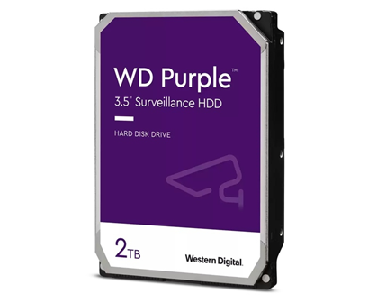 WD 2TB 3.5" SATA III 64MB IntelliPower WD23PURZ Purple