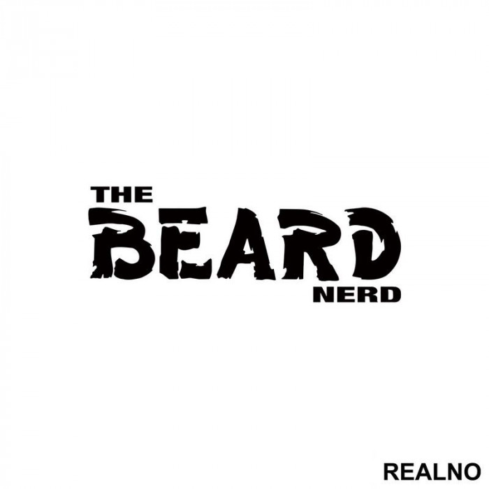 THE BEARD NERD - BRADA - NALEPNICA