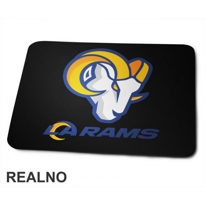 LA RAMS LOGO - NFL - AMERIČKI FUDBAL - PODLOGA ZA MIŠ